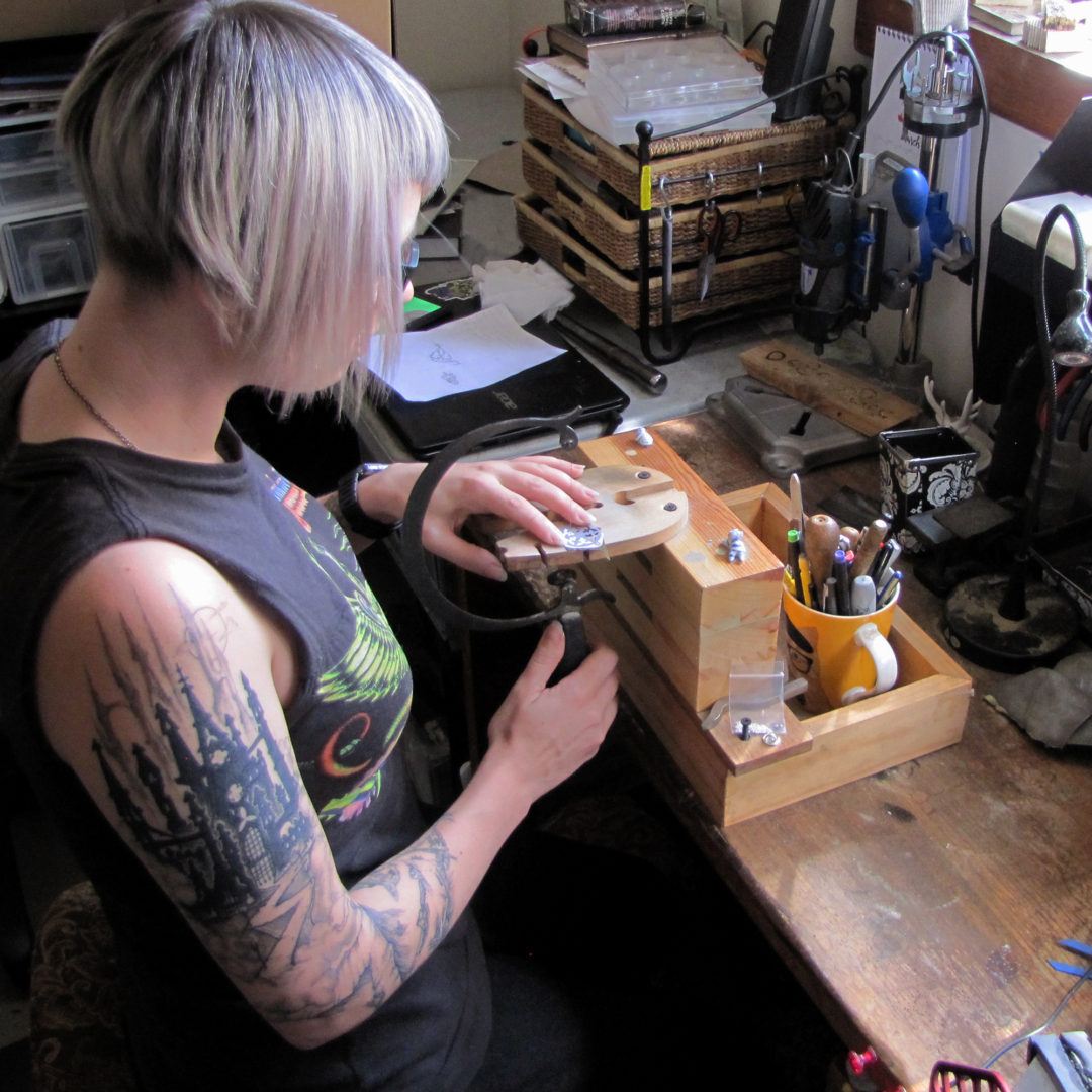 a beginners guide to saw piercing with Skadi Jewellery Design